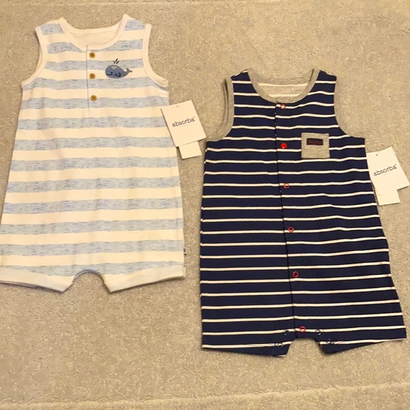 Absorba | One Pieces | Absorba Baby Boys Romper Bundle Size 69 Months ...
